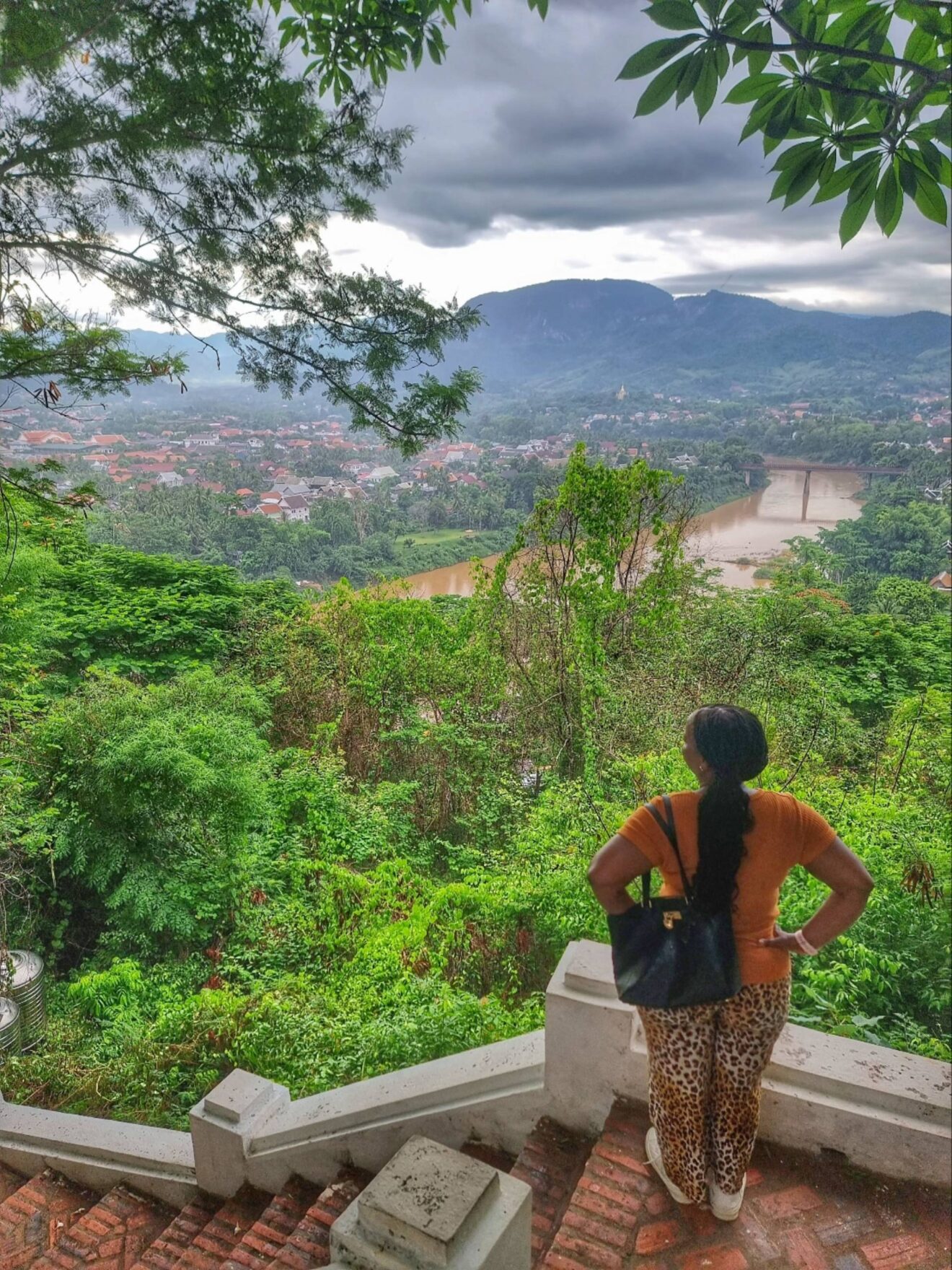 Why You Should Climb Phousi Hill in Luang Prabang Laos | Dbs travels